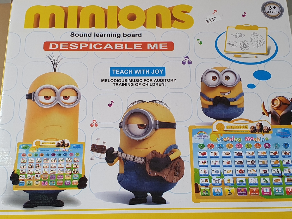 Minions Sound learning board – Boutique Oumayra